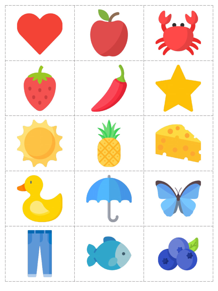 Colors - Objects | PDF