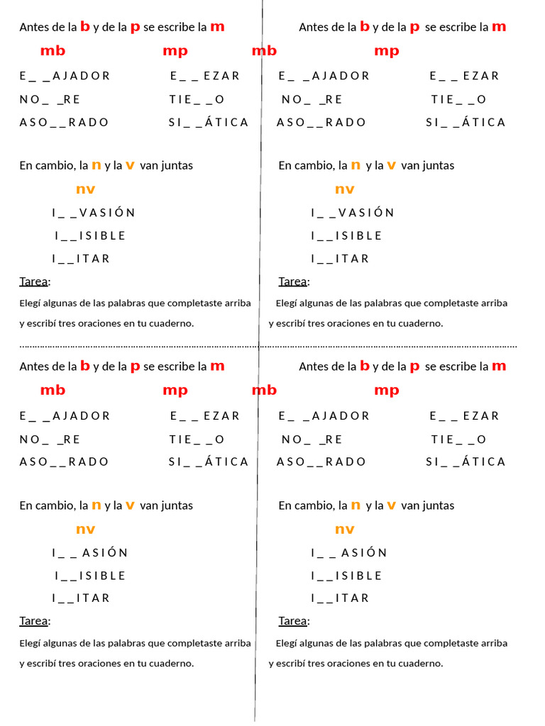 Reglas MP MB NV | PDF