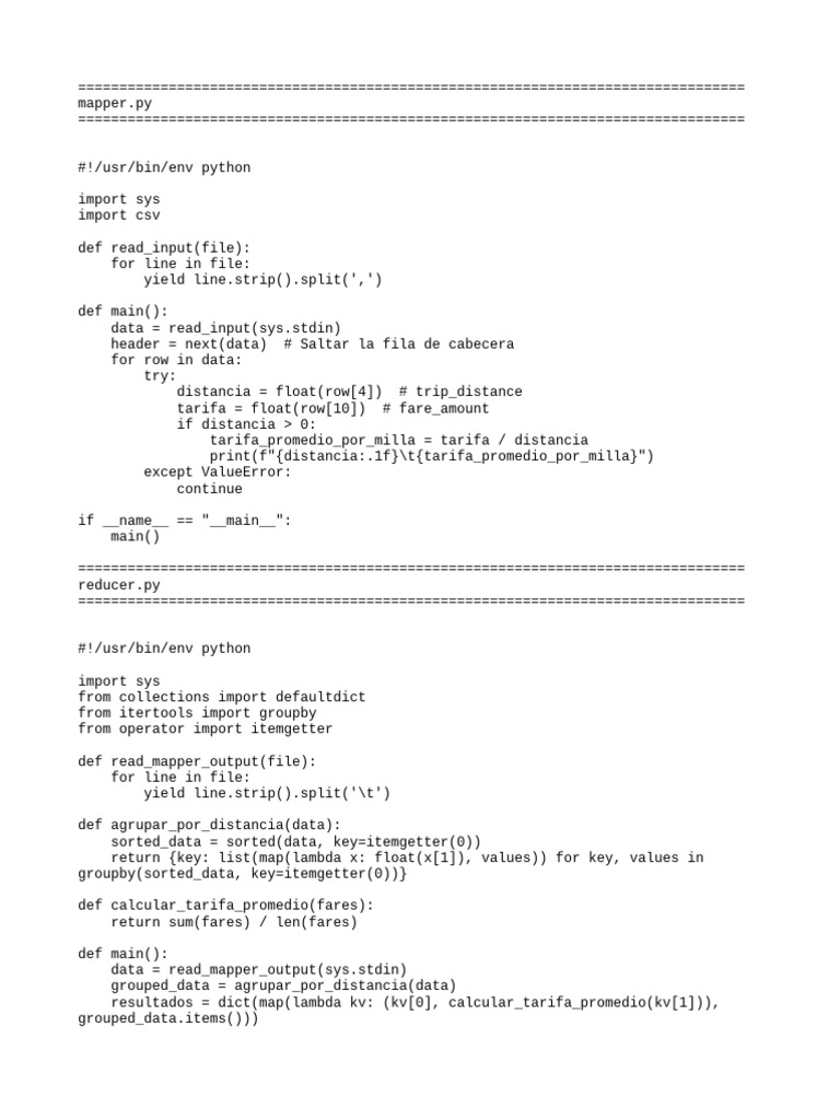 Data para MapReduce | PDF