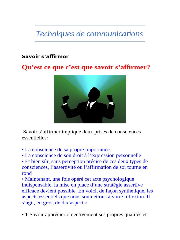 Techniques de Communications | PDF