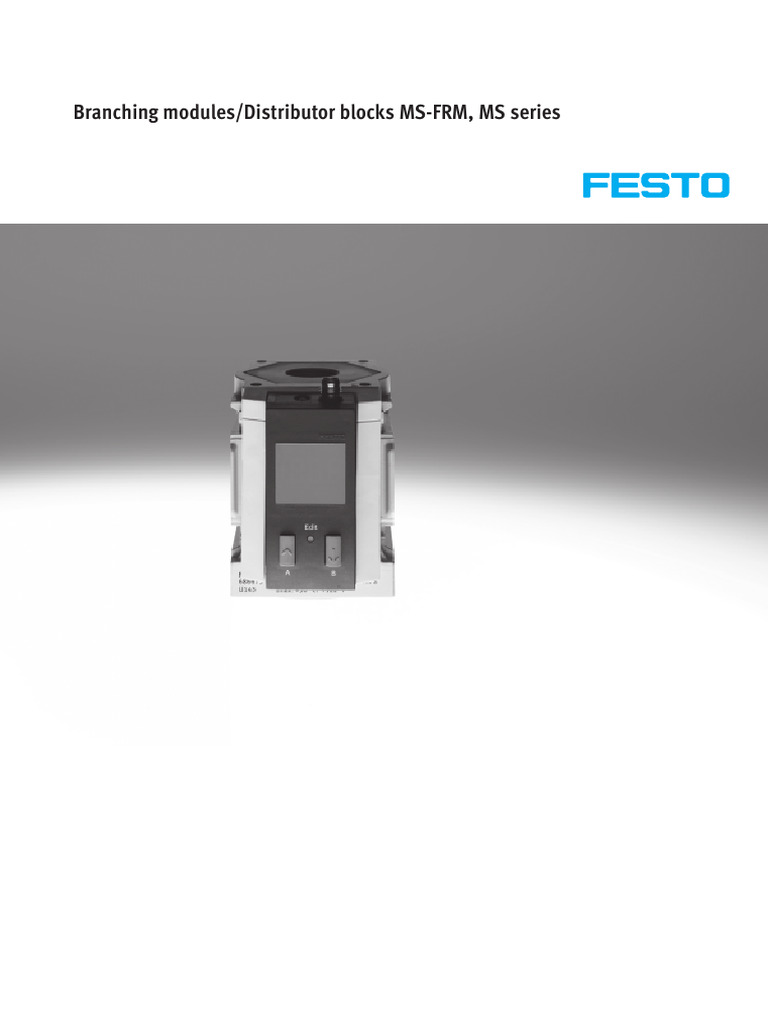 Festo MS-FRM ENUS | PDF
