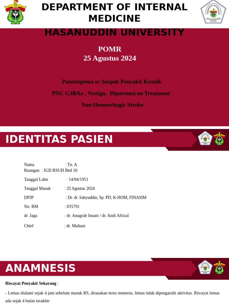 POMR TN A Fix (Kak Ical) | PDF