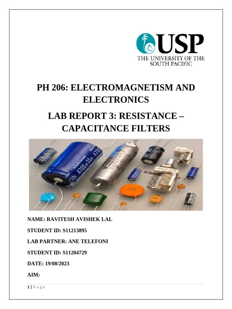 PH 206 Lab 3. | PDF