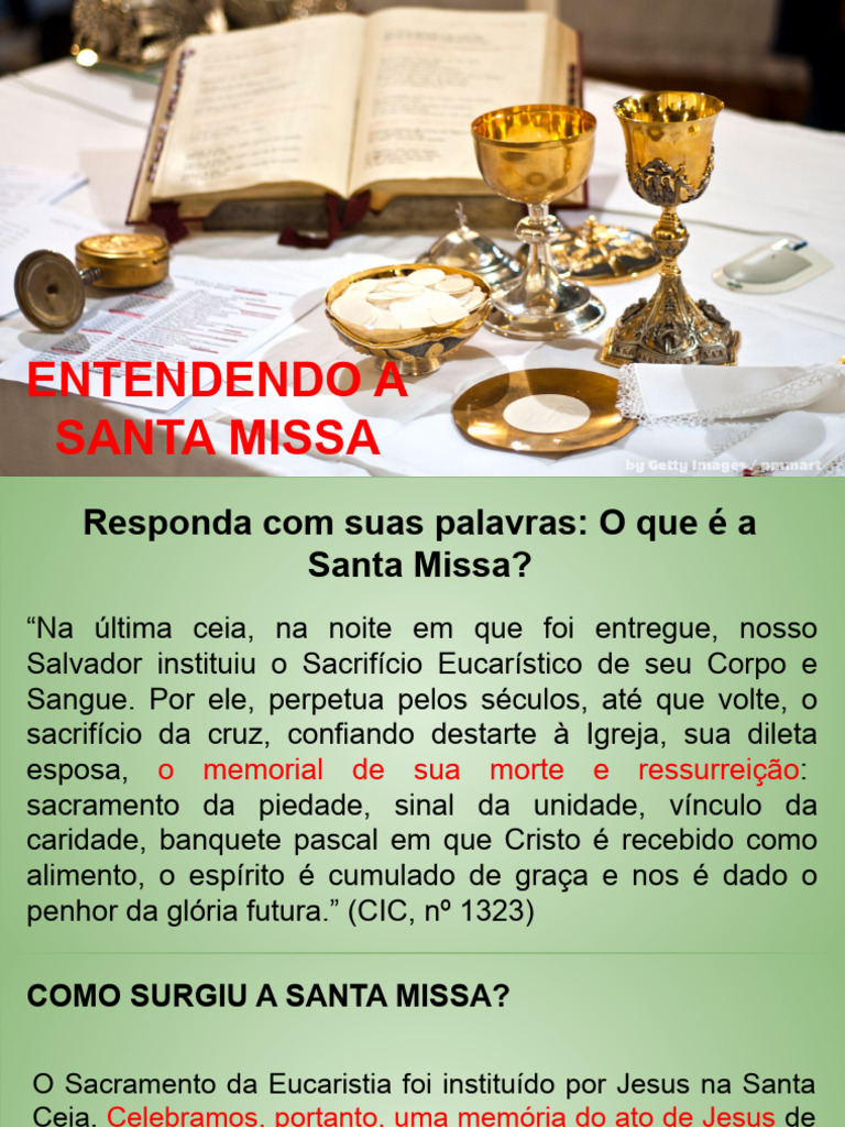 Entendendo A Santa Missa | PDF