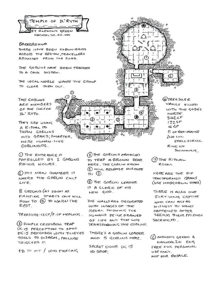 One Page Dungeon | PDF