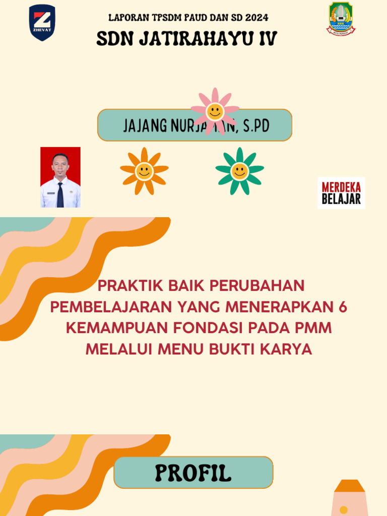 Laporan TPSDM Paud Dan SD 2024 SDN Jatirahayu IV | PDF