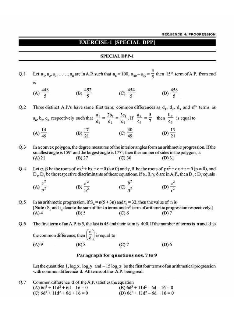 SEQ Series Assignment | PDF