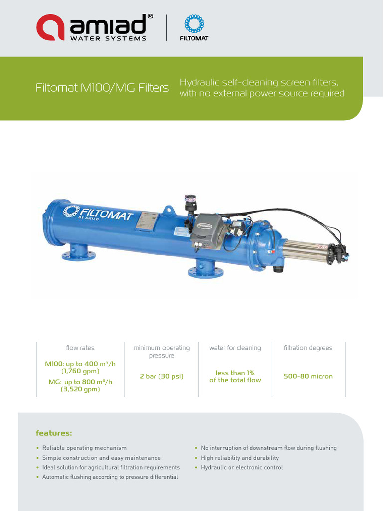 Filtomat M100 MG | PDF