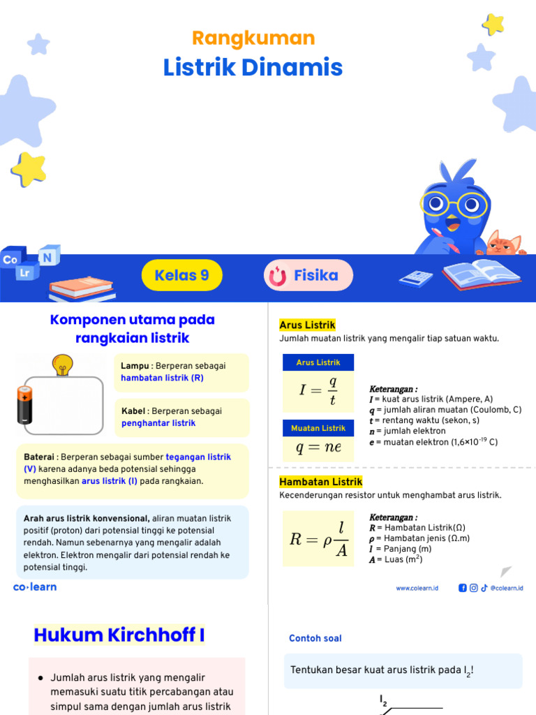 Rangkuman Listrik Dinamis | PDF