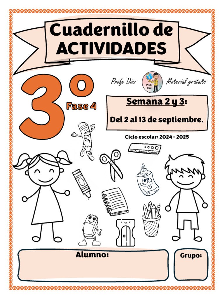3° s2 y 3 Cuadernillo de Anexos - Profe Diaz | PDF
