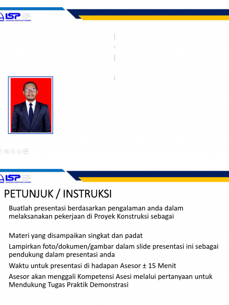 LA ODE MUAHAMD SALEH, S.T..PDF Pelaksana Konstruksi Bangunan Unit Distribusi SPAM | PDF