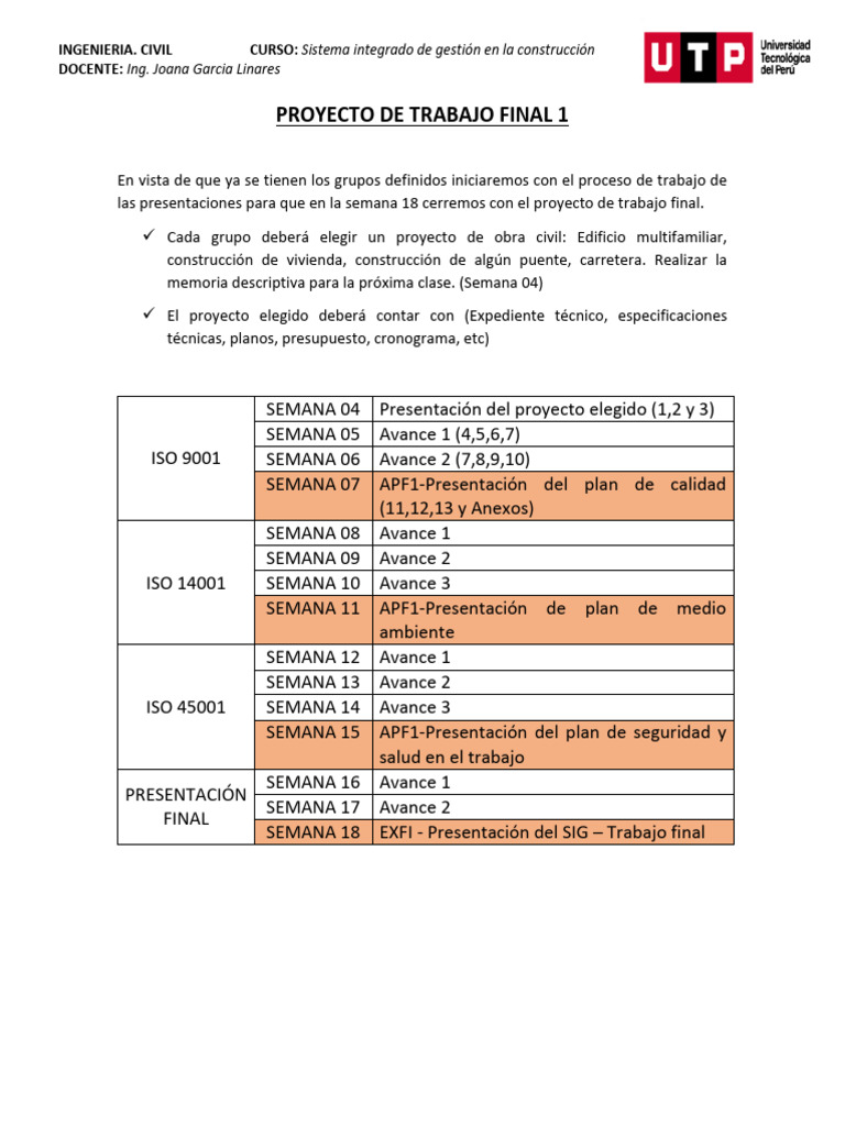 S07 - s7 Instrucciones Trabajo Final ISO 9001-1 | PDF | Sistema de manejo de calidad | Tecnología