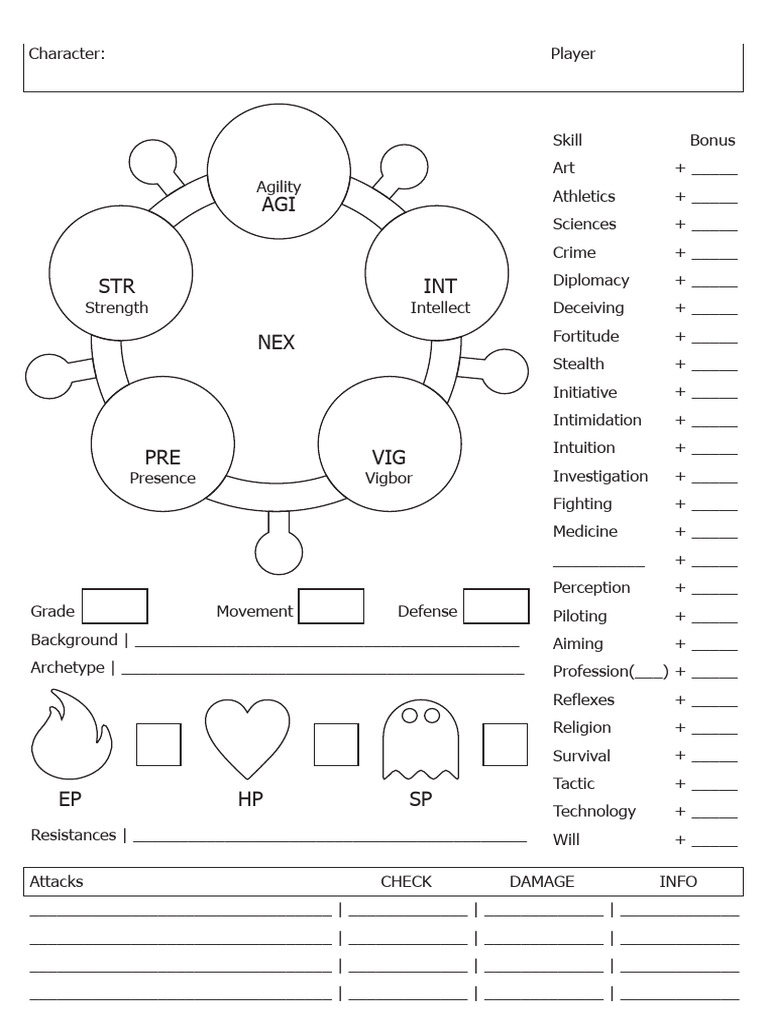 Hsufiajfbwojdudisnwb RPG Sheets | PDF