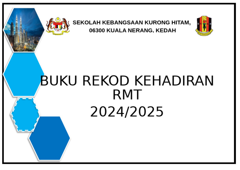 Muka Depan Buku Rekod Kehadiran RMT | PDF