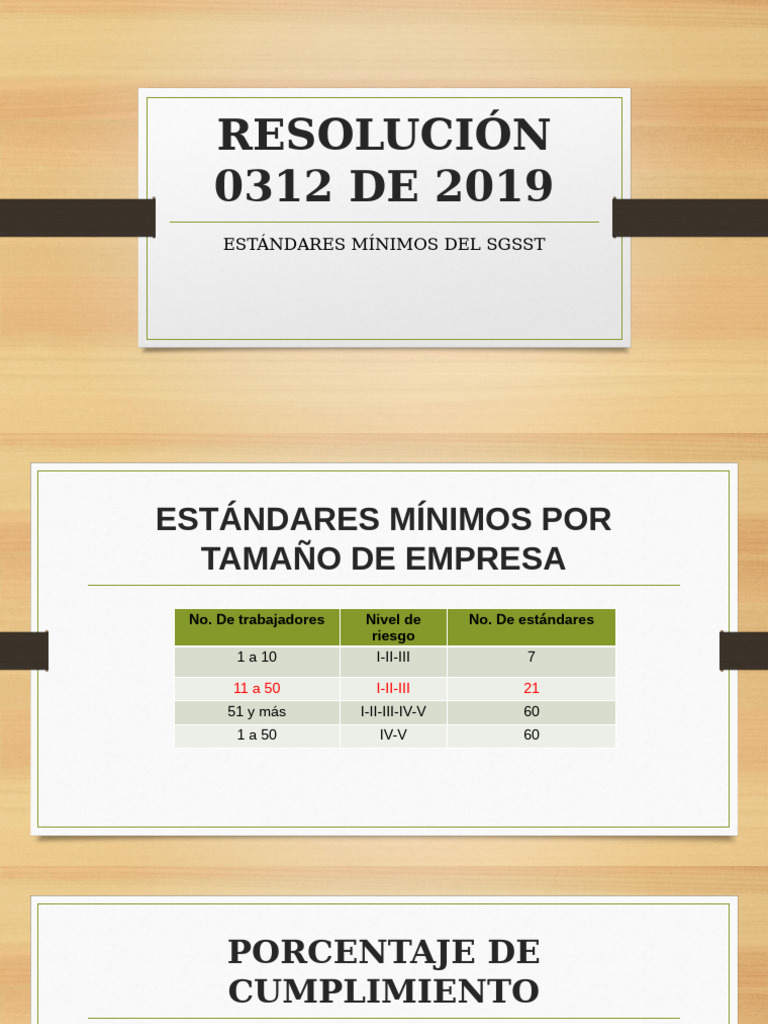 Resolución 0312 de 2019 | PDF