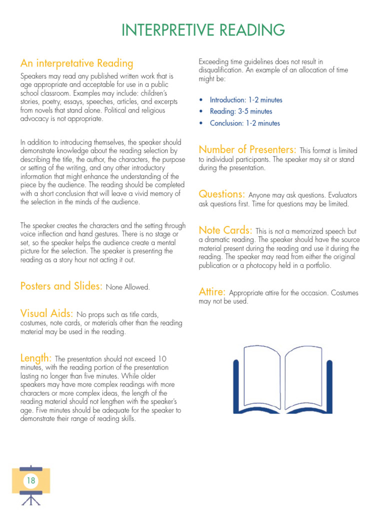 Interpretive Reading | PDF