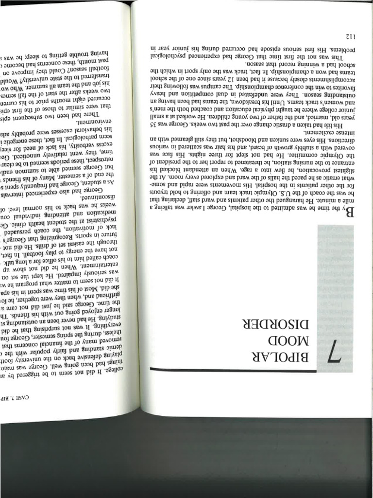 Bipolar Case Study | PDF