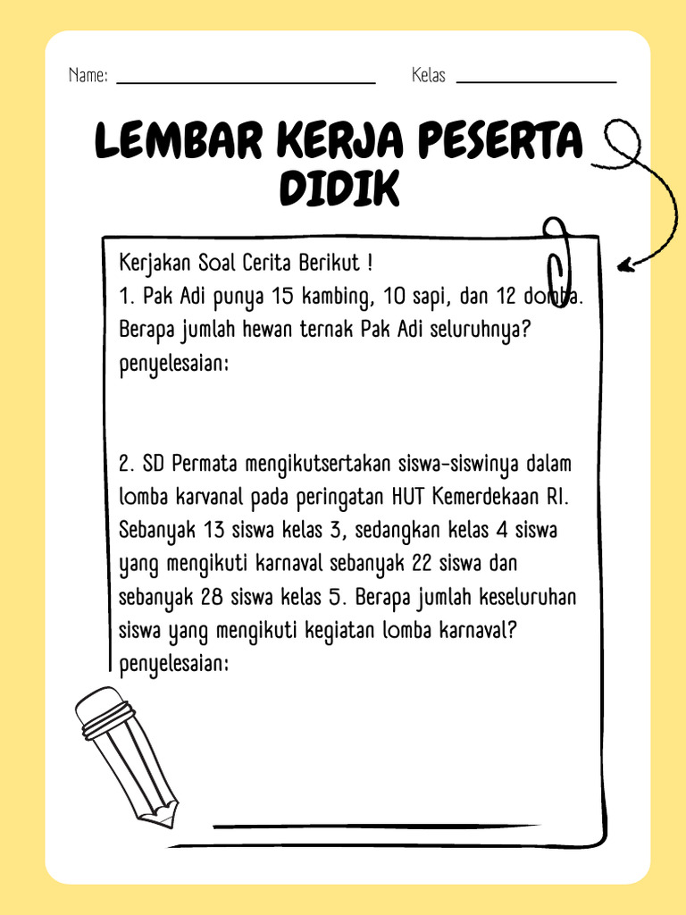 Lembar Kerja Peserta Didik | PDF