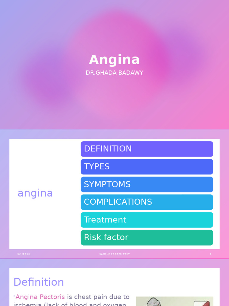 Angina Rana First Aid | PDF