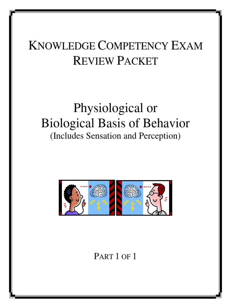 COMP PACKET Physiological or Biological Basis of Behavior | PDF