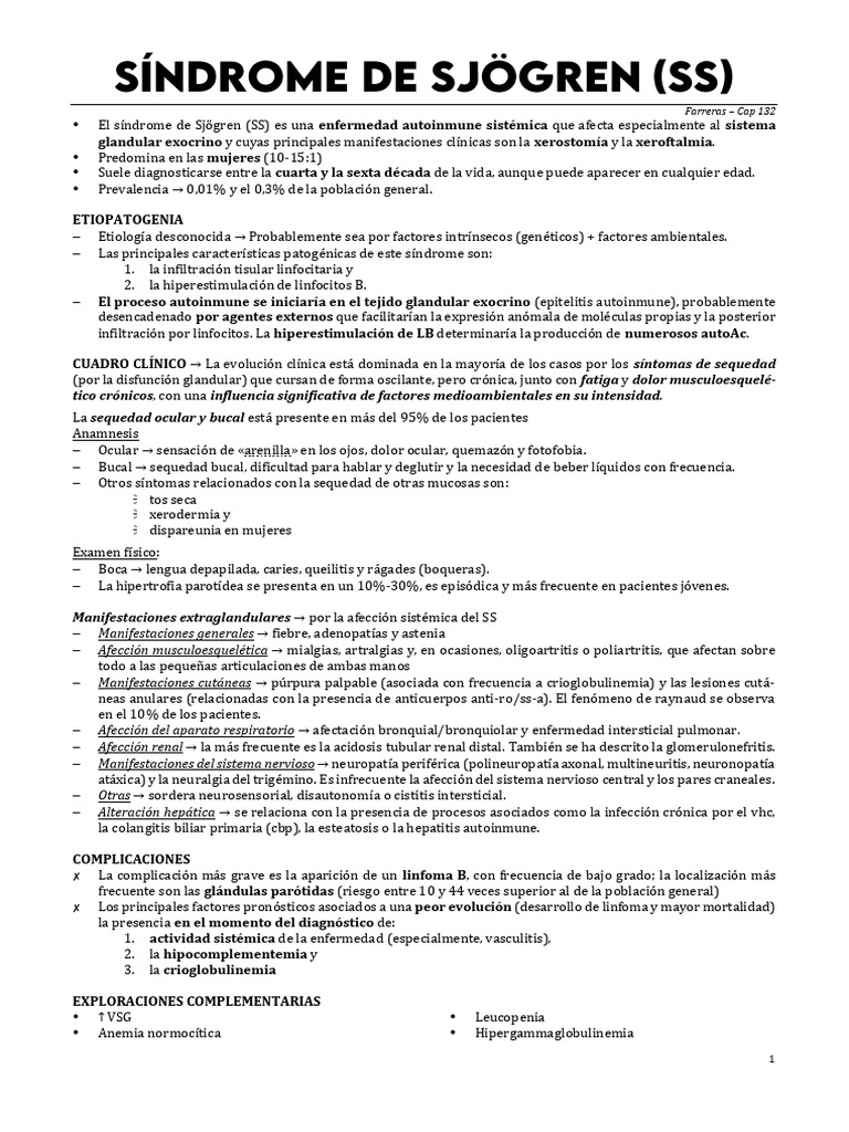 Sme de Sjogren | PDF