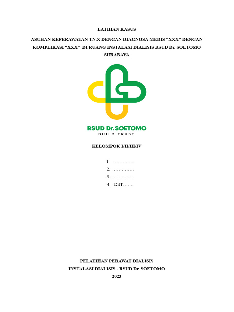 Template Latihan Kasus Penugasan | PDF