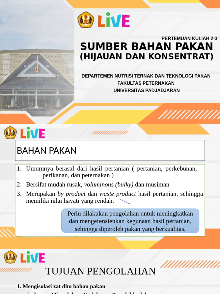 2-3. Sumber Bahan Pakan (Hijauan Dan Konsentrat) - 24 | PDF