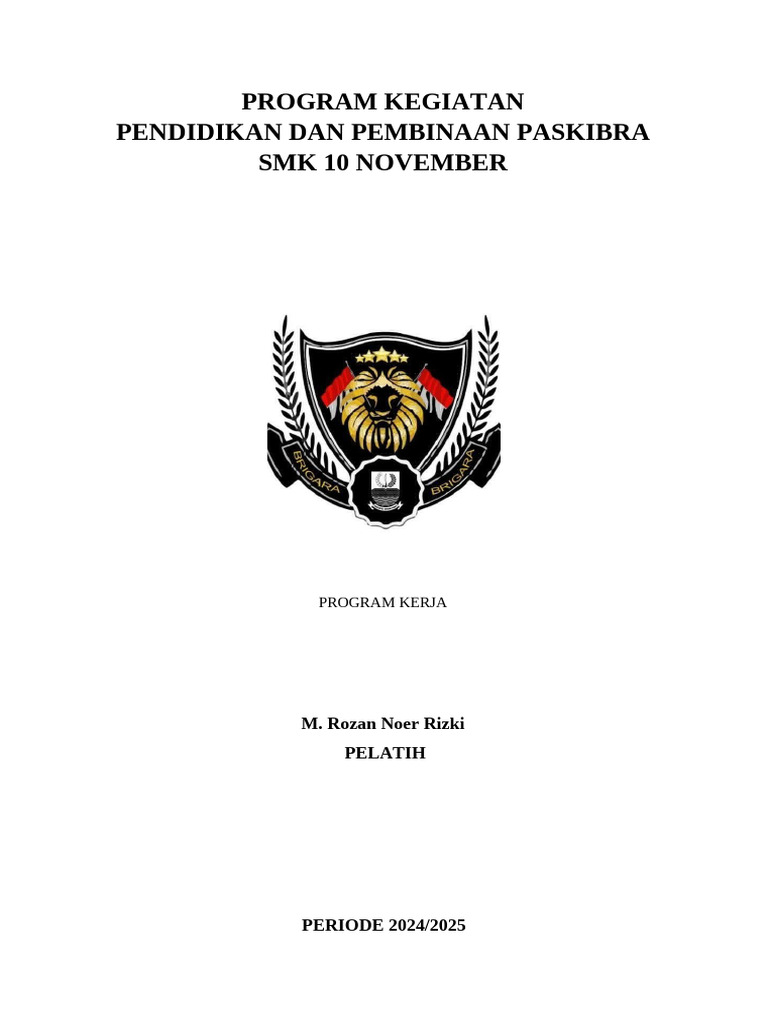 Program Kegiatan | PDF