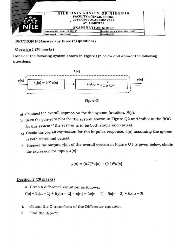 DSP Question | PDF