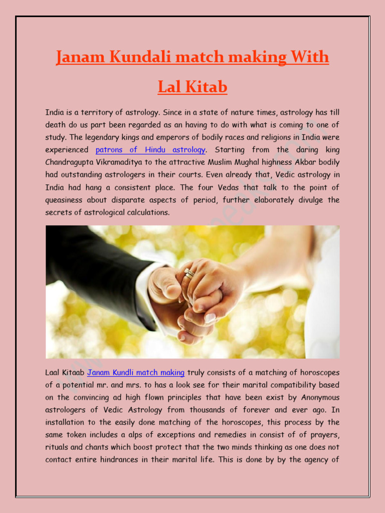Janam Kundali Match Making With Lal Kitab | PDF | Horoscope | Science & Mathematics