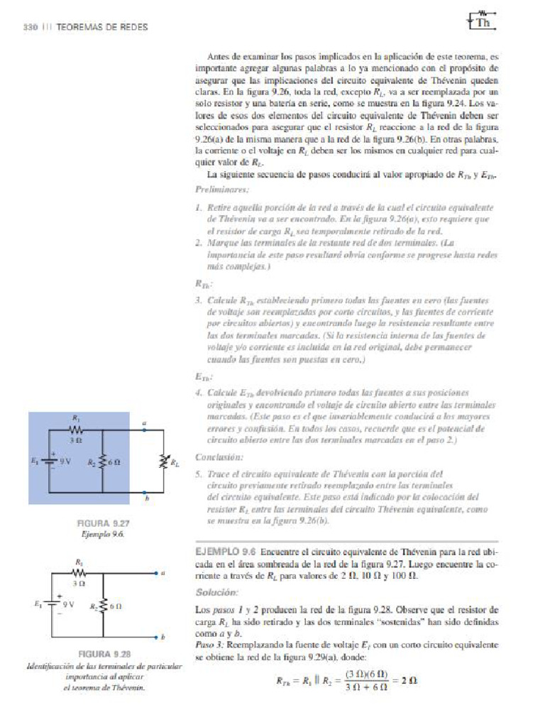 Thvenin Informaciony Ejemplos | PDF Thvenin Informaciony Ejemplos | PDF