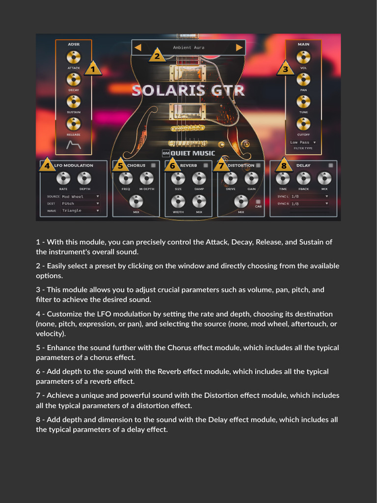 Solaris GTR Basic Manual | PDF