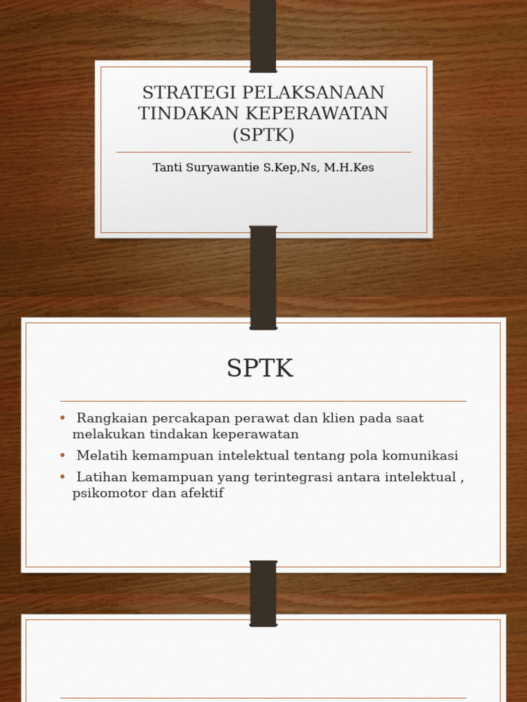 Strategi Pelaksanaan Tindakan Keperawatan (SPTK) | PDF