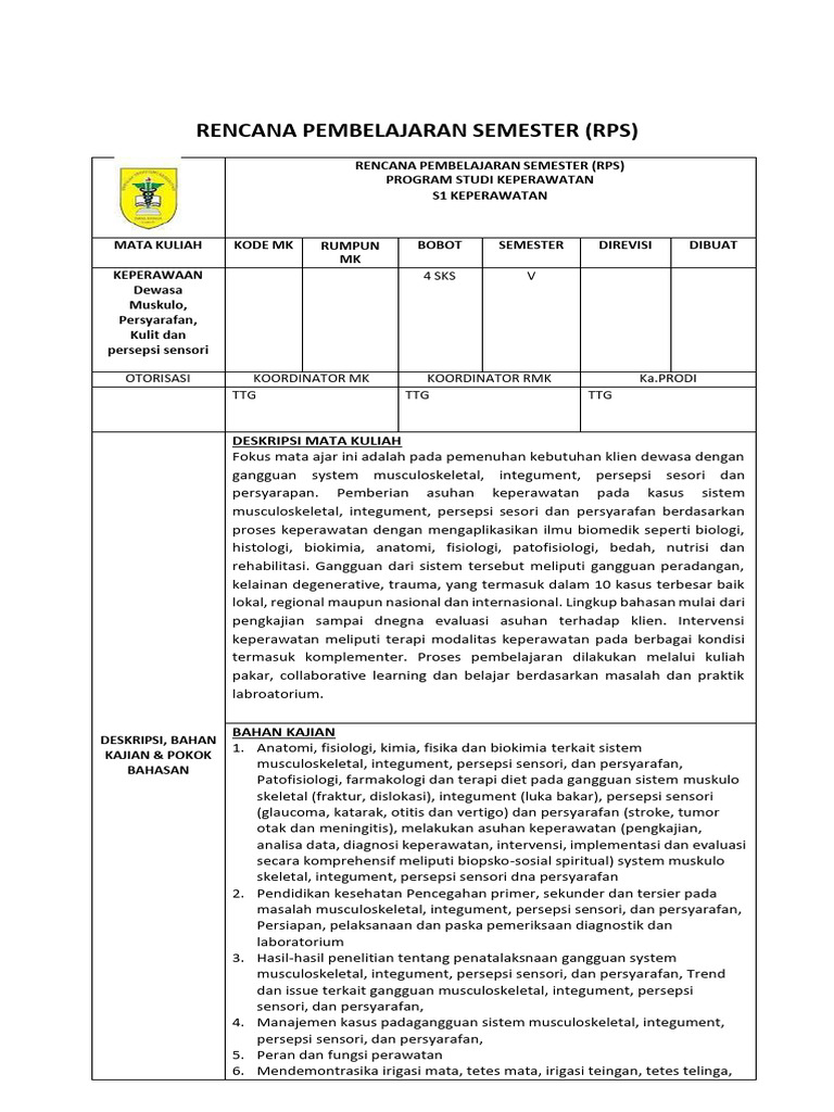 Rps Kep Dewasa Muskulo DLL 2024 | PDF