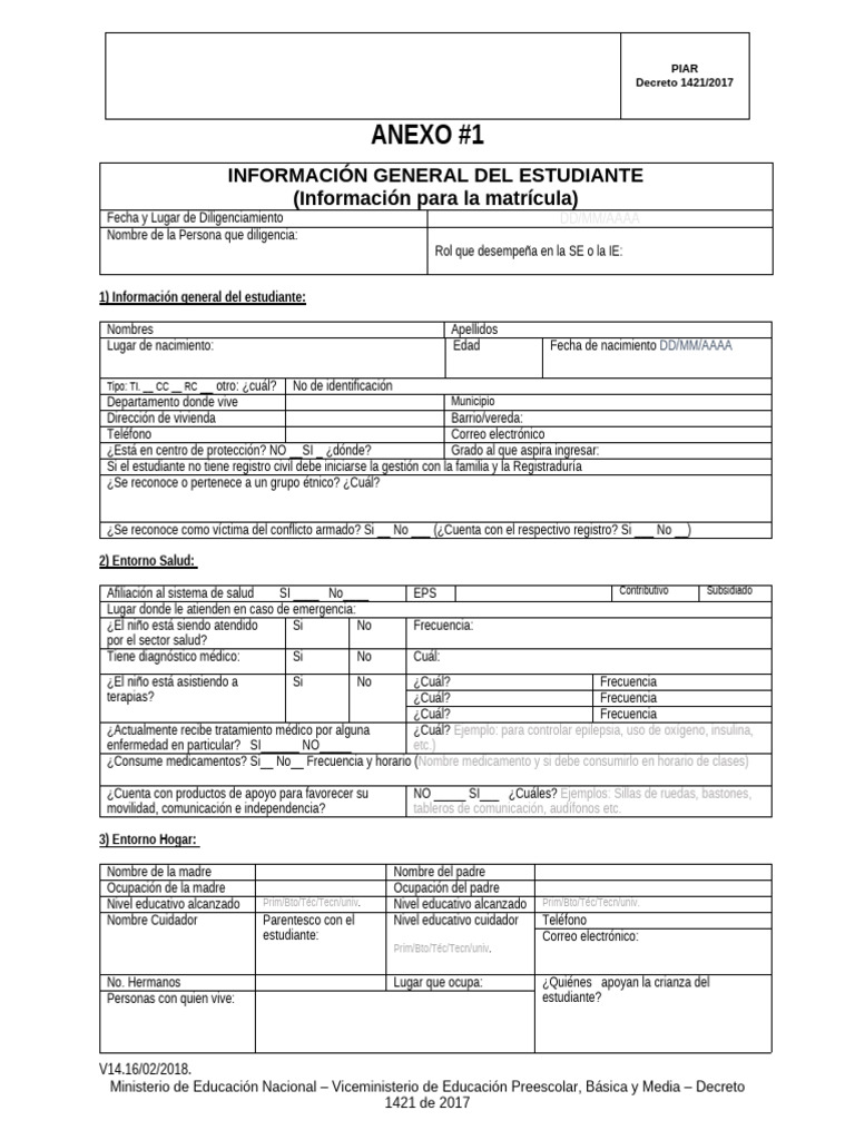 Anexo #1 | PDF