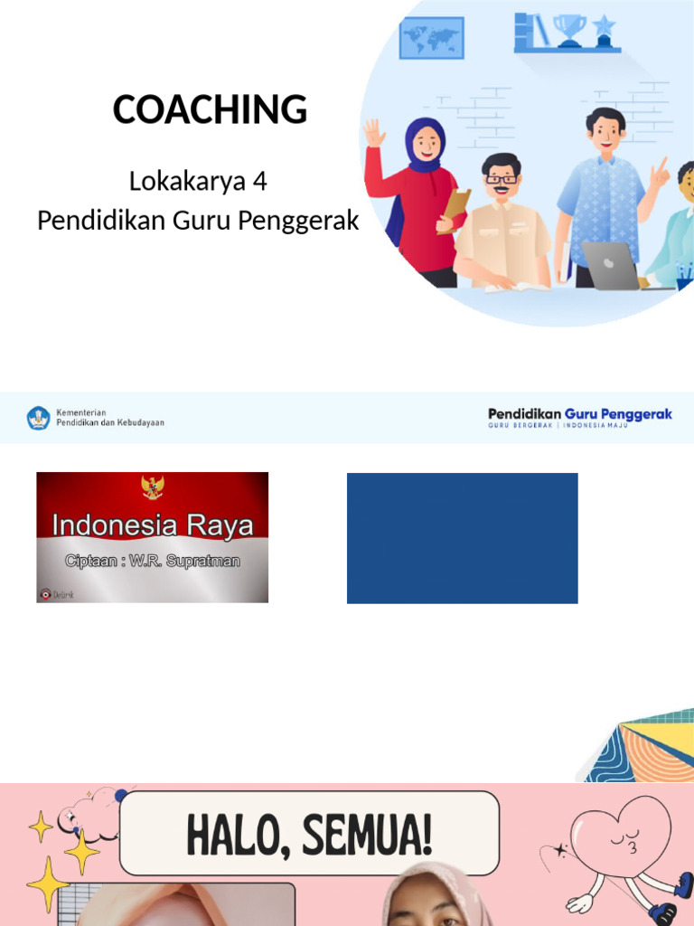 Bahan Tayang Lokakarya 04 PGP - Penguatan Praktik Coaching | PDF
