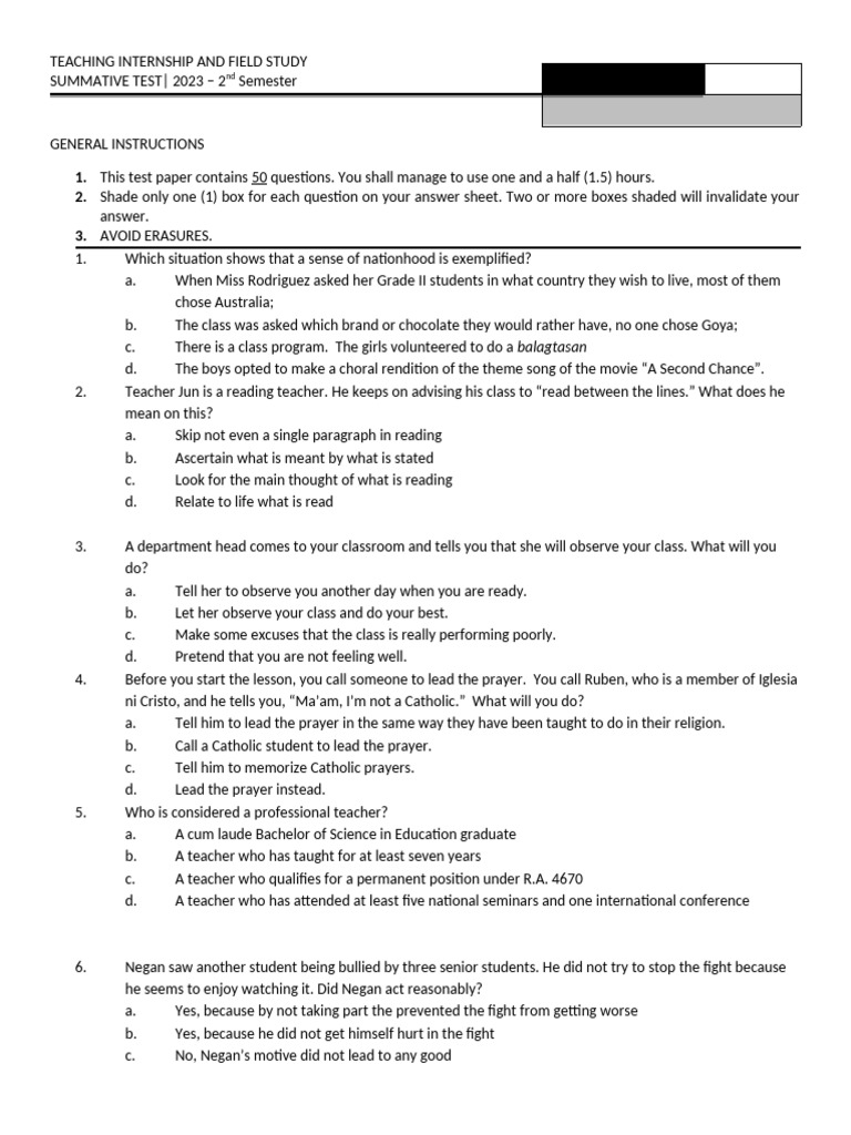 Sample Questions | PDF