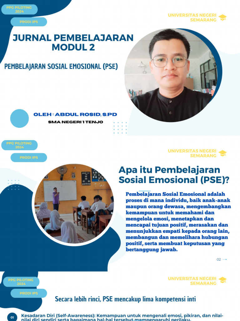 Jurnal Pembelajaran Modul 2 Pembelajaran Sosial Dan Emosional (Pse) | PDF