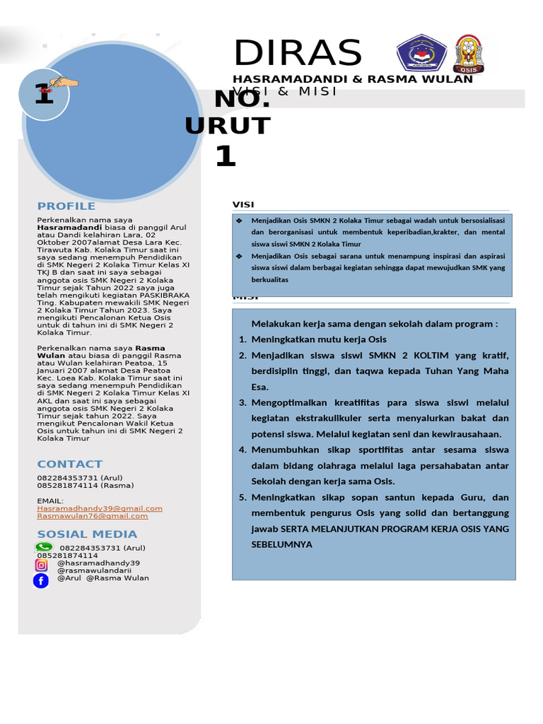 Visi Misi Rasma | PDF