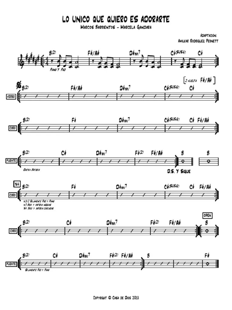 Lo Unico Que Quiero | PDF