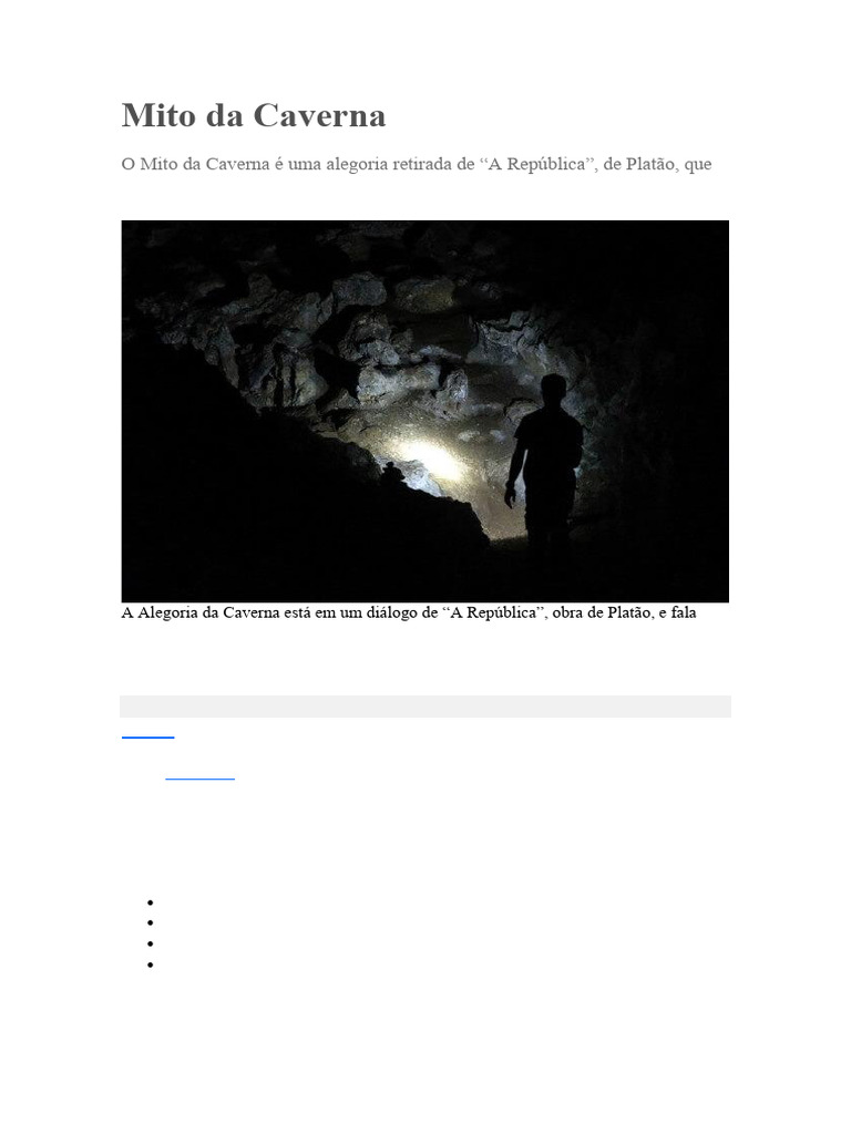 Mito Da Caverna | PDF