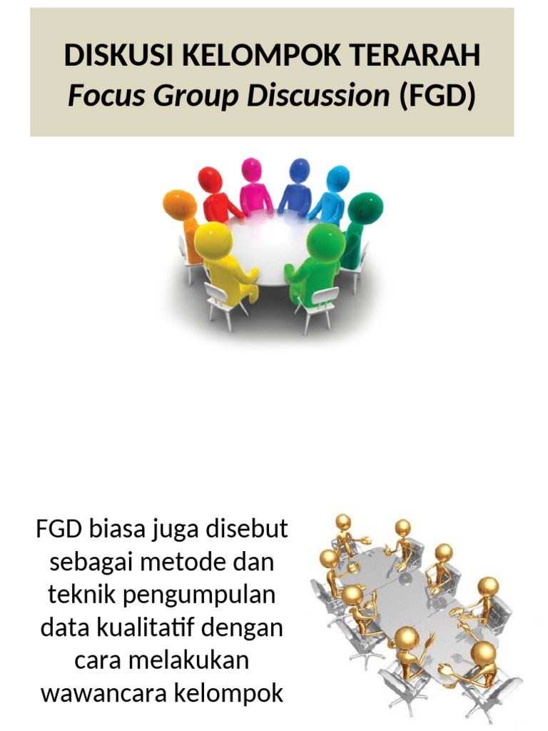 Diskusi Kelompok Terarah FGD | PDF
