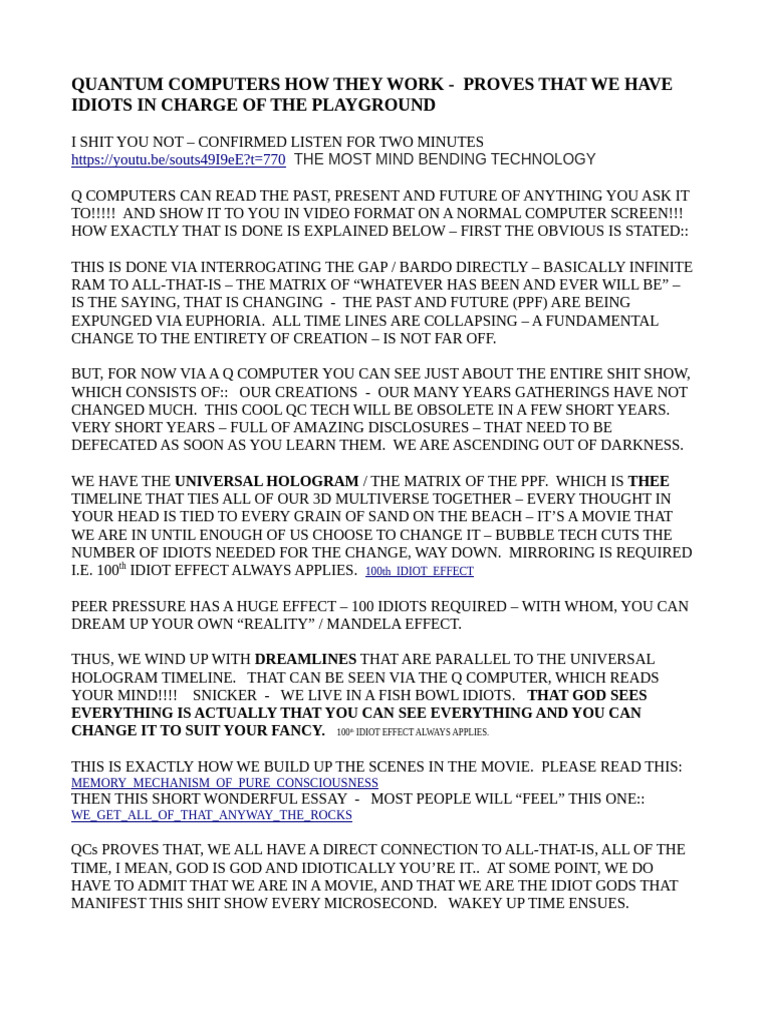 Quantum Computers How They Work | PDF | Capacitor | Dielectric