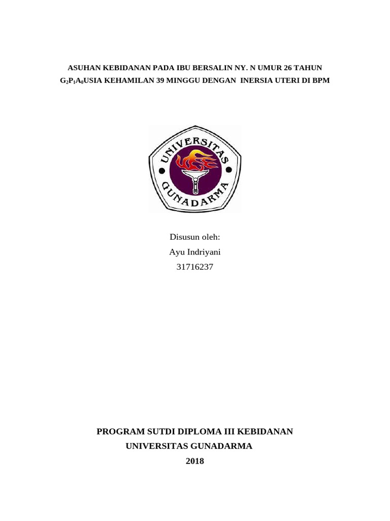 3-Inersia Uteri (Revisi) | PDF | Uterus | Animal Female Reproductive System