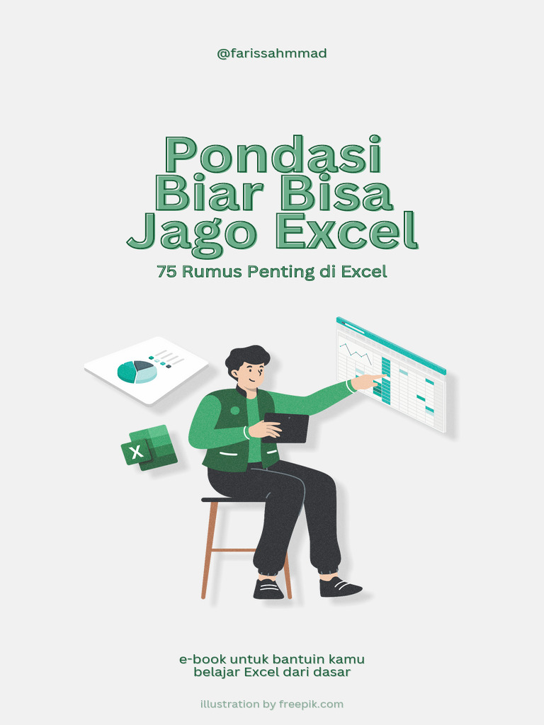 E-Book Pondasi Biar Bisa Jago Excel by @farissahmmad | PDF
