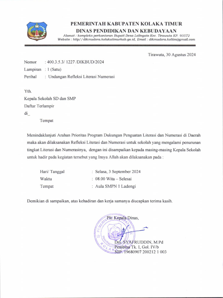 Undangan Litnum | PDF