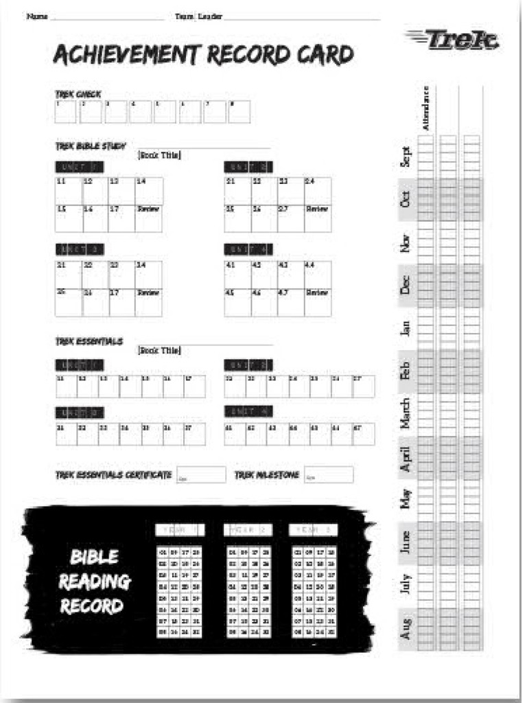 Achievement Cards | PDF