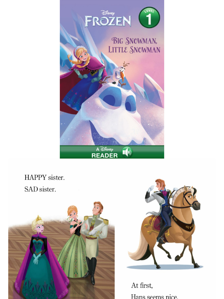 A Disney Reader - Level 1 - Big Snowman, Little Snowman | PDF
