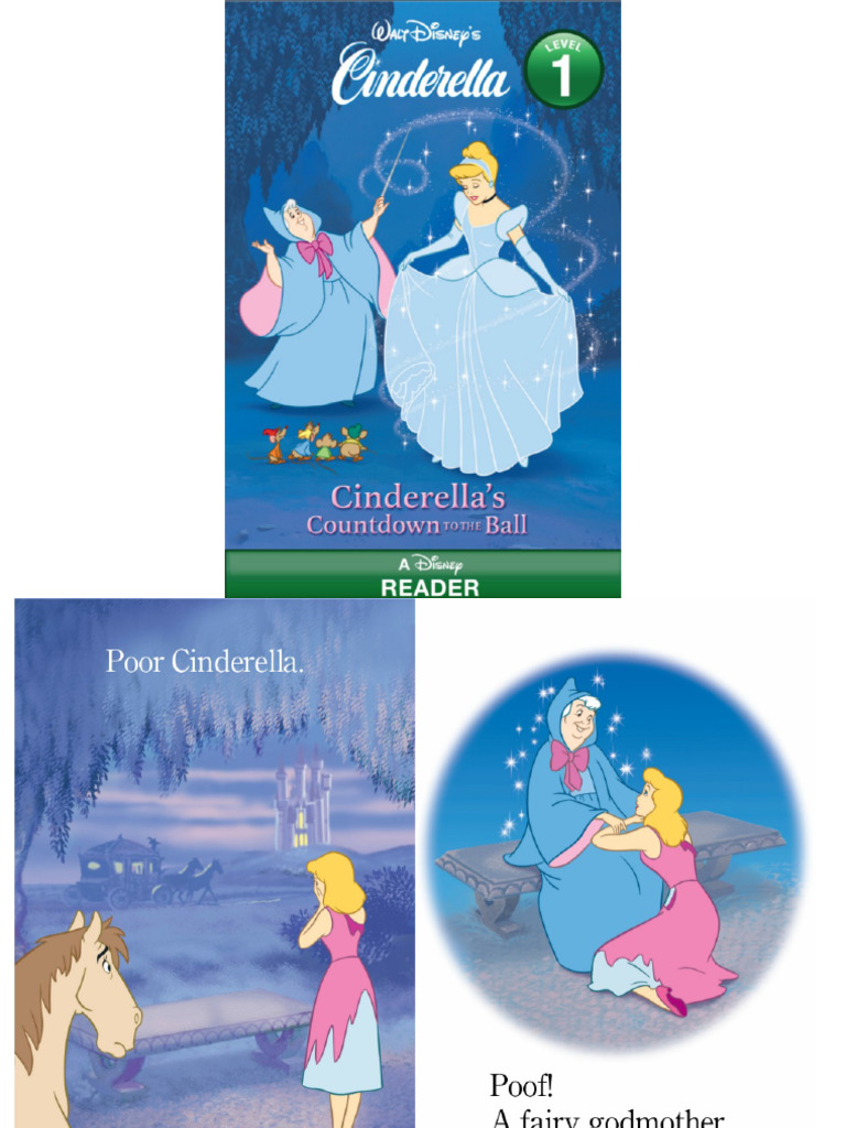 A Disney Reader - Level 1 - Cinderella's Countdown To The Ball | PDF
