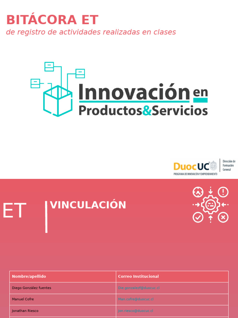 Bitácora ET - IP&S | PDF